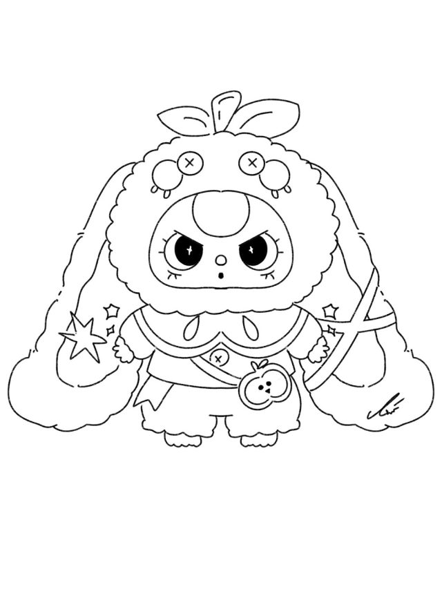 Tuyển tập+ 60 Tranh tô màu Baby Three đáng yêu dành cho bé