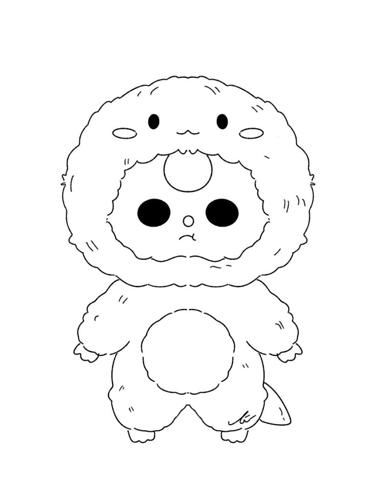Tuyển tập+ 60 Tranh tô màu Baby Three đáng yêu dành cho bé