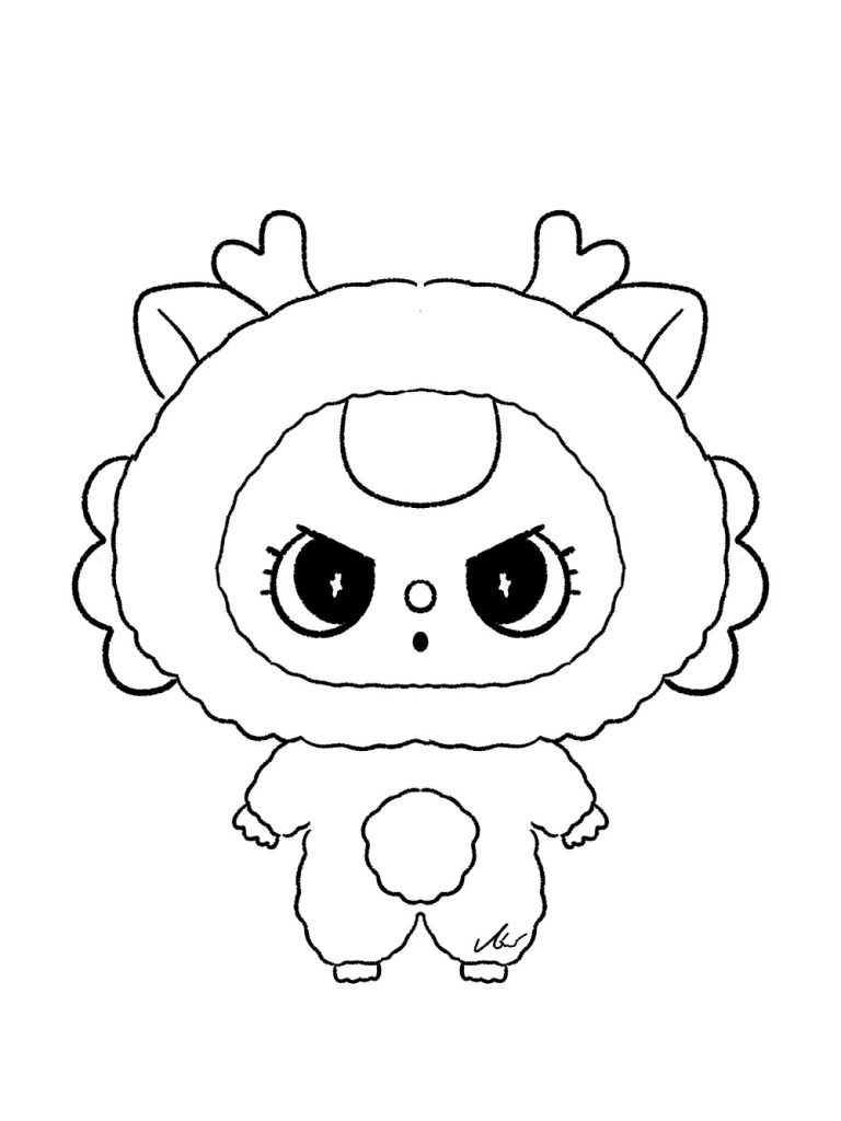 Tuyển tập+ 60 Tranh tô màu Baby Three đáng yêu dành cho bé