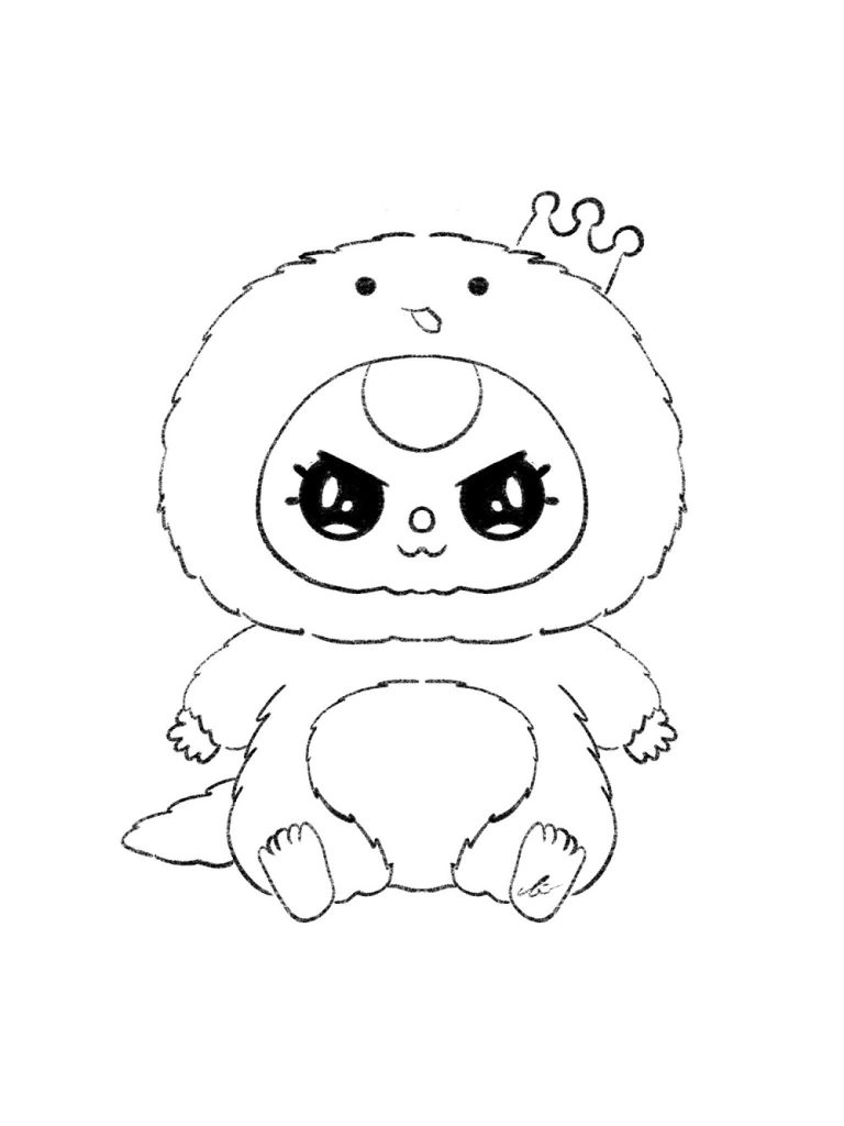 Tuyển tập+ 60 Tranh tô màu Baby Three đáng yêu dành cho bé