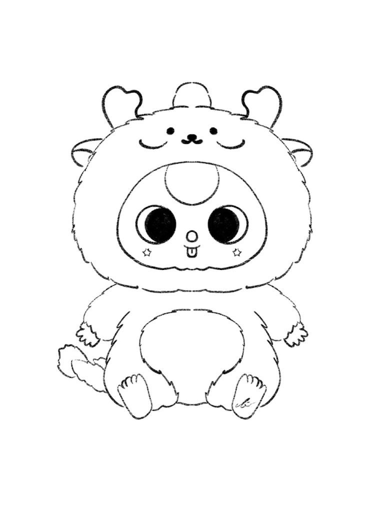 Tuyển tập+ 60 Tranh tô màu Baby Three đáng yêu dành cho bé