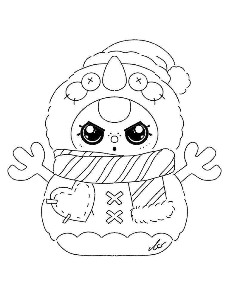 Tuyển tập+ 60 Tranh tô màu Baby Three đáng yêu dành cho bé