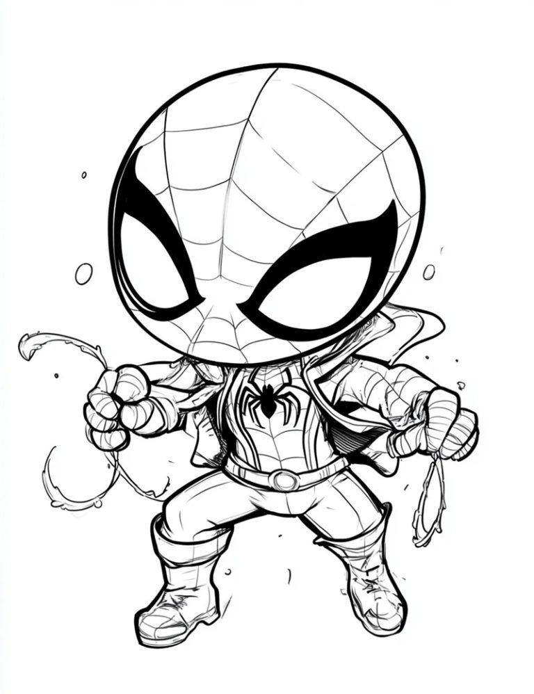 Top 95+ Ảnh tô màu Người Nhện đẹp cực ngầu cho bé trai