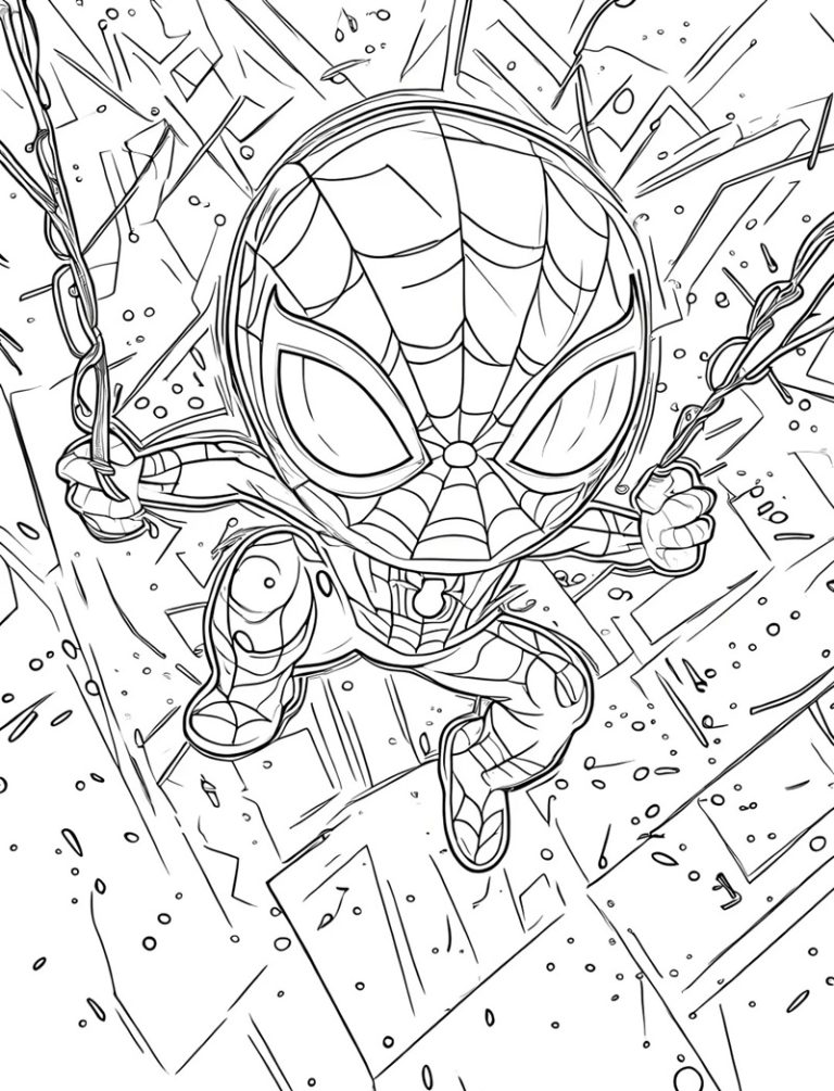 Top 95+ Ảnh tô màu Người Nhện đẹp cực ngầu cho bé trai