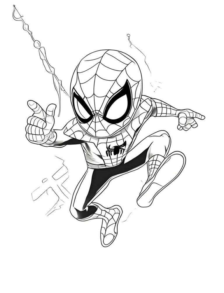 Top 95+ Ảnh tô màu Người Nhện đẹp cực ngầu cho bé trai