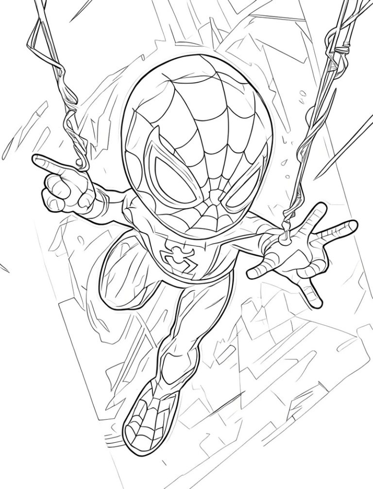 Top 95+ Ảnh tô màu Người Nhện đẹp cực ngầu cho bé trai