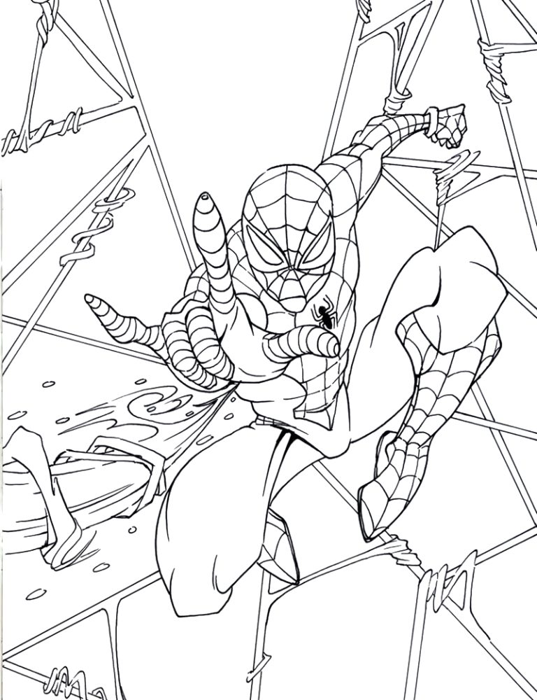 Top 95+ Ảnh tô màu Người Nhện đẹp cực ngầu cho bé trai