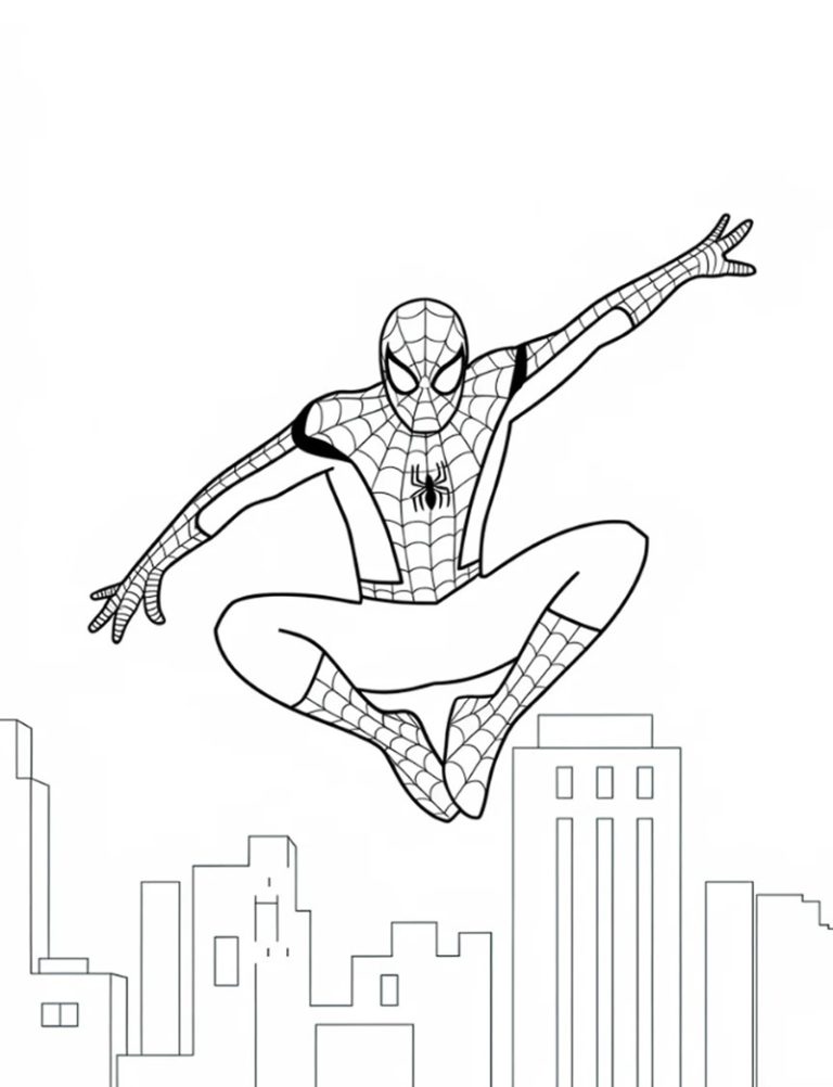 Top 95+ Ảnh tô màu Người Nhện đẹp cực ngầu cho bé trai