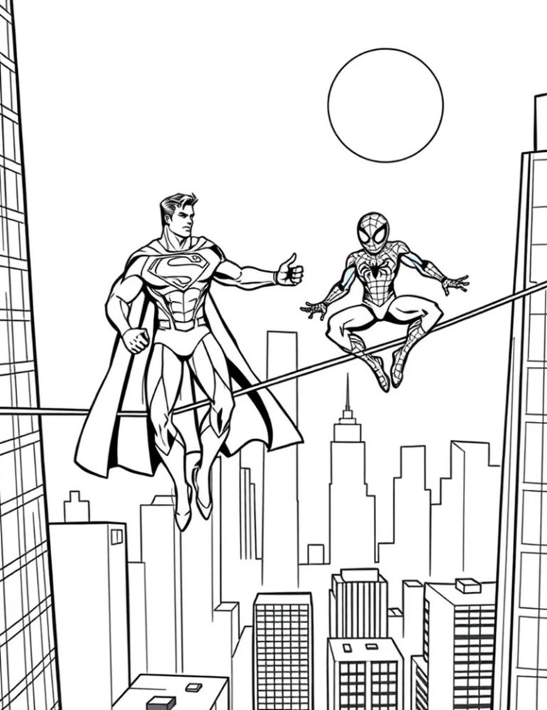 Top 95+ Ảnh tô màu Người Nhện đẹp cực ngầu cho bé trai