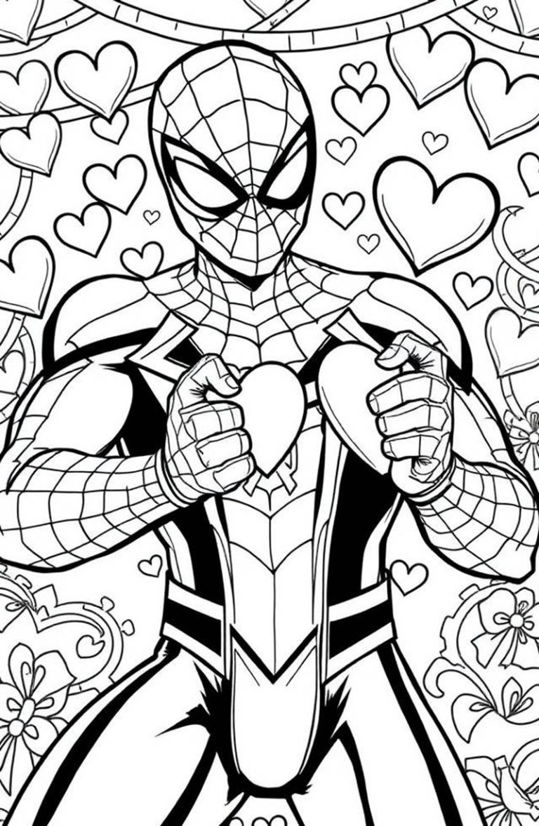 Top 95+ Ảnh tô màu Người Nhện đẹp cực ngầu cho bé trai
