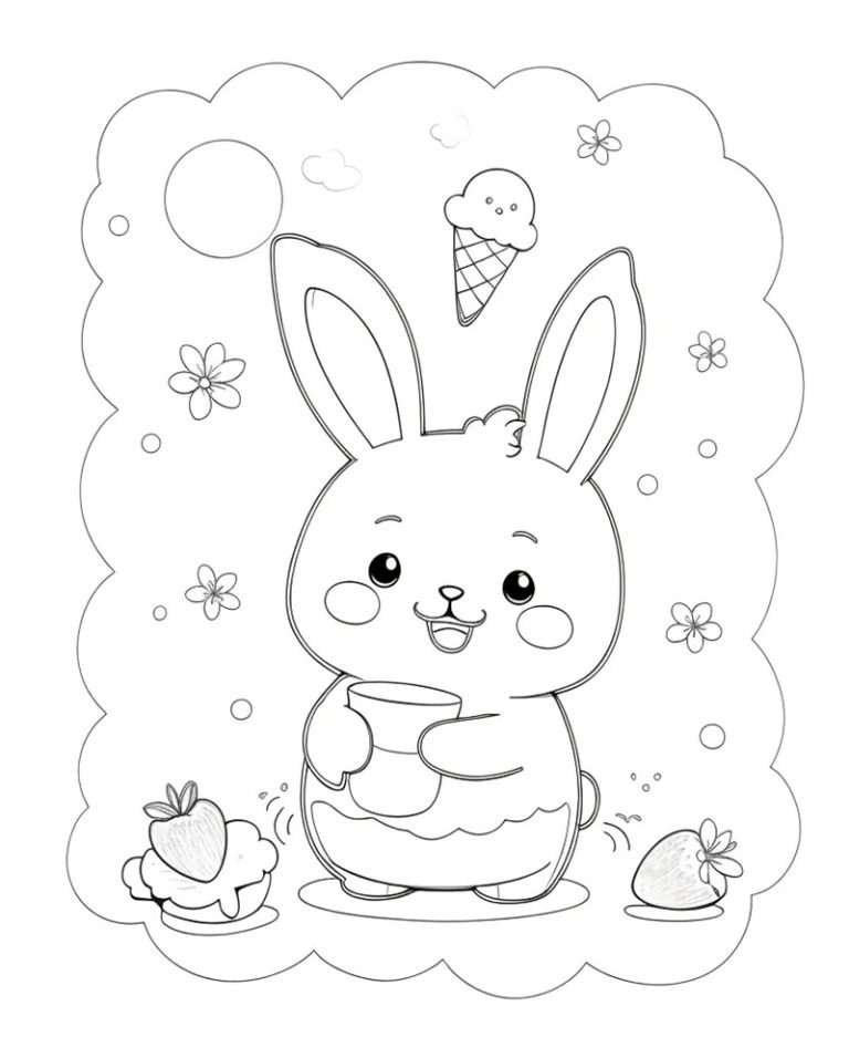 109+ Tranh tô màu con thỏ cute giúp bé sáng tạo mỗi ngày