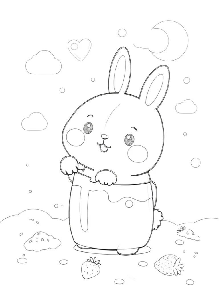 109+ Tranh tô màu con thỏ cute giúp bé sáng tạo mỗi ngày