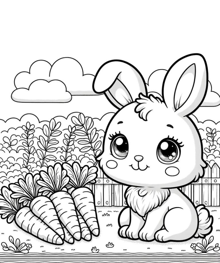 109+ Tranh tô màu con thỏ cute giúp bé sáng tạo mỗi ngày